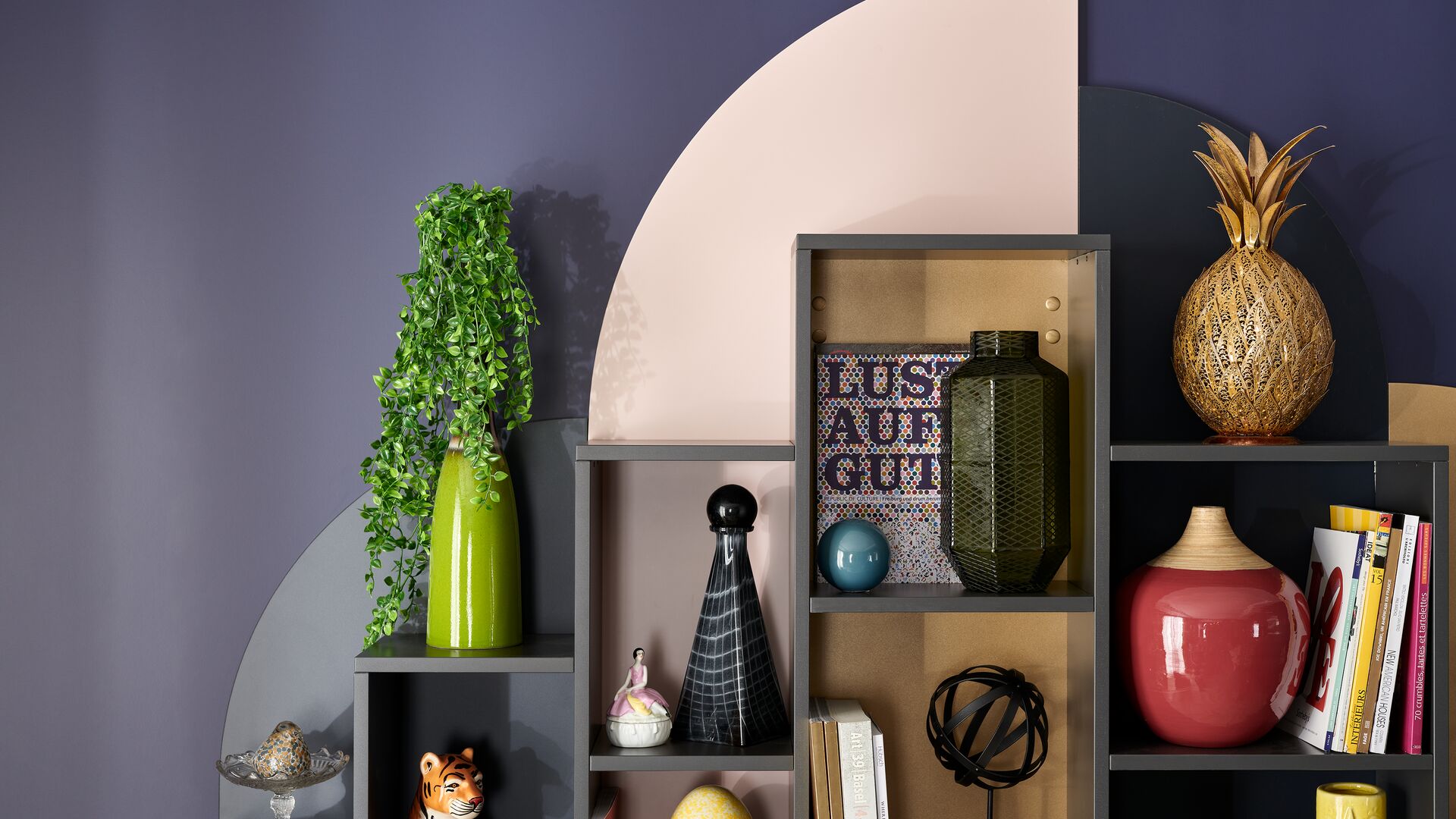 Biblioteca azul de estilo Art Déco | SCHMIDT