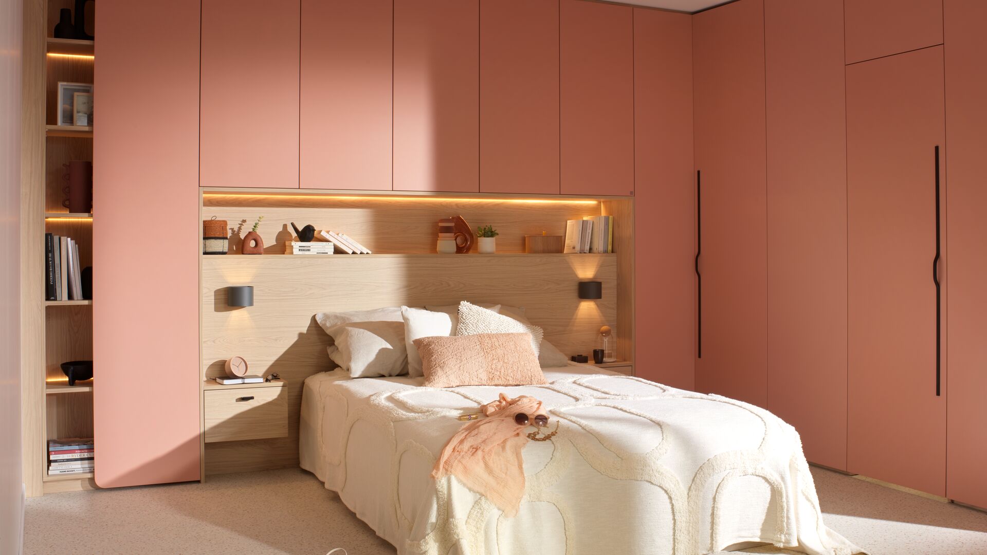 Dressing rose et bois suite parentale | SCHMIDT